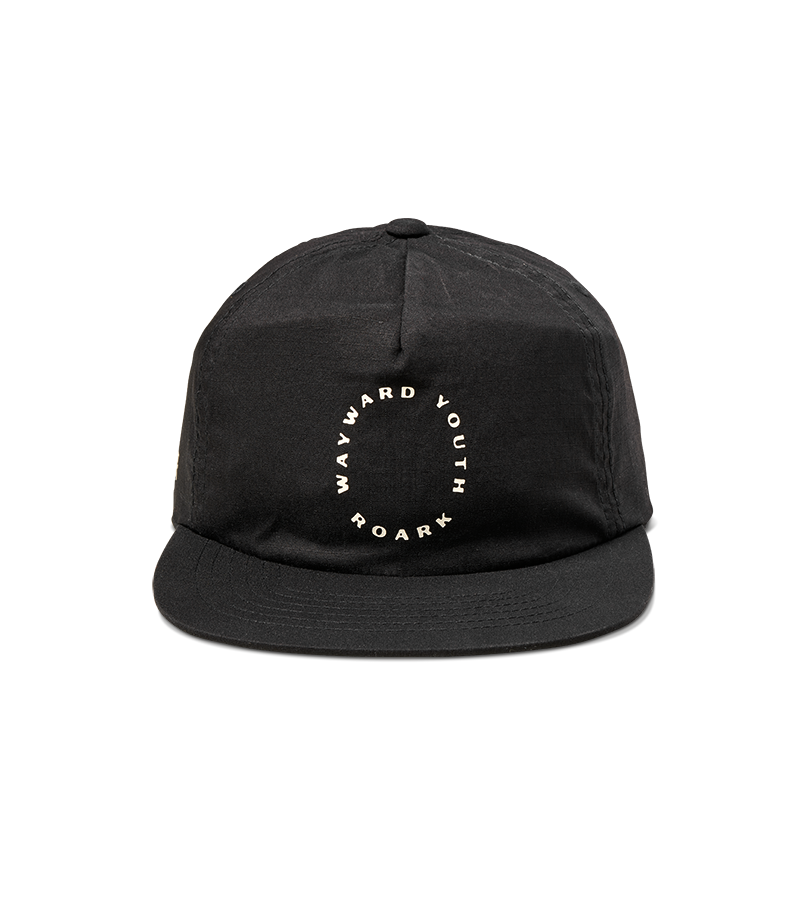 Wayward Youth 5 Panel Hat - Black Collection | Roark