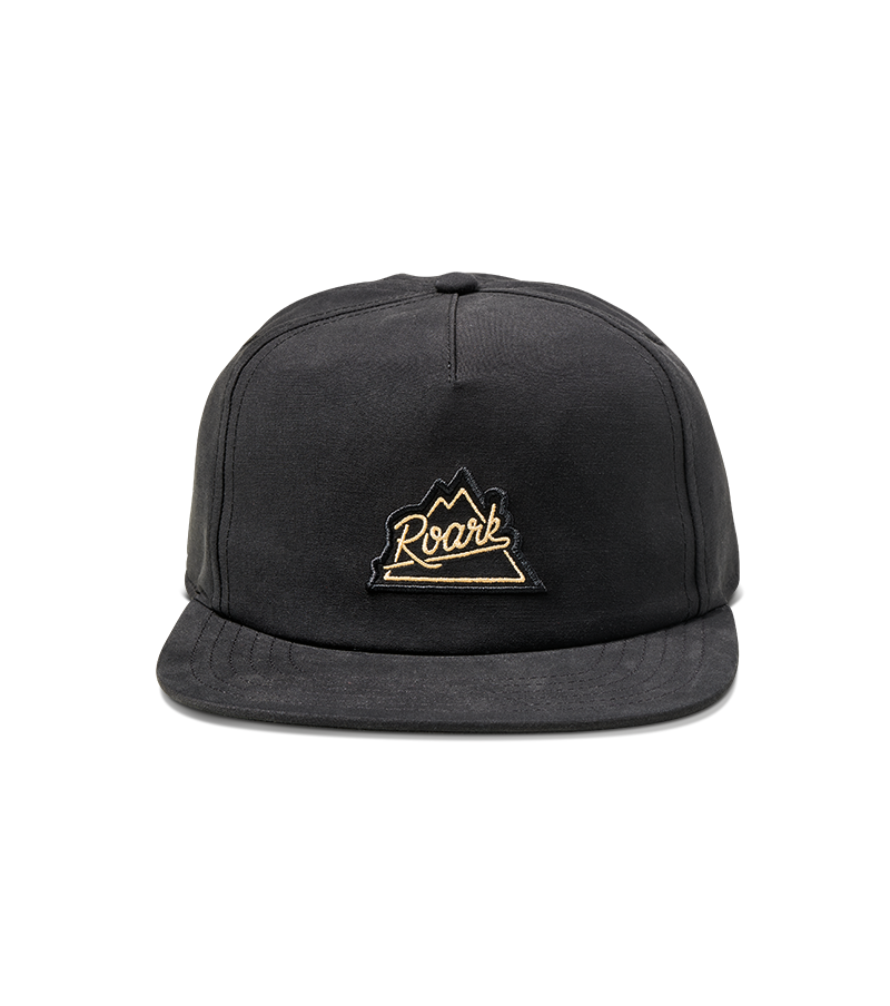 Peaking 5 Panel Hat - Black – Roark