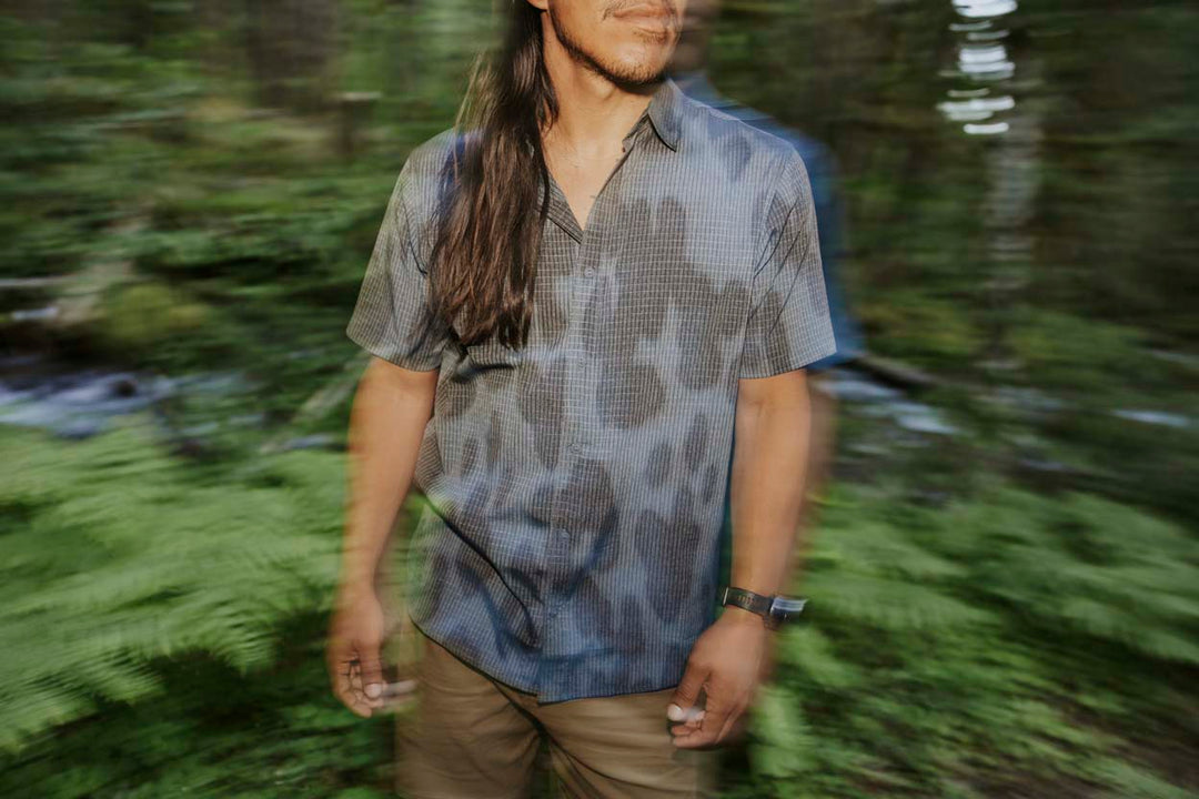 Bless Up Breathable Stretch Shirt - Black | Roark