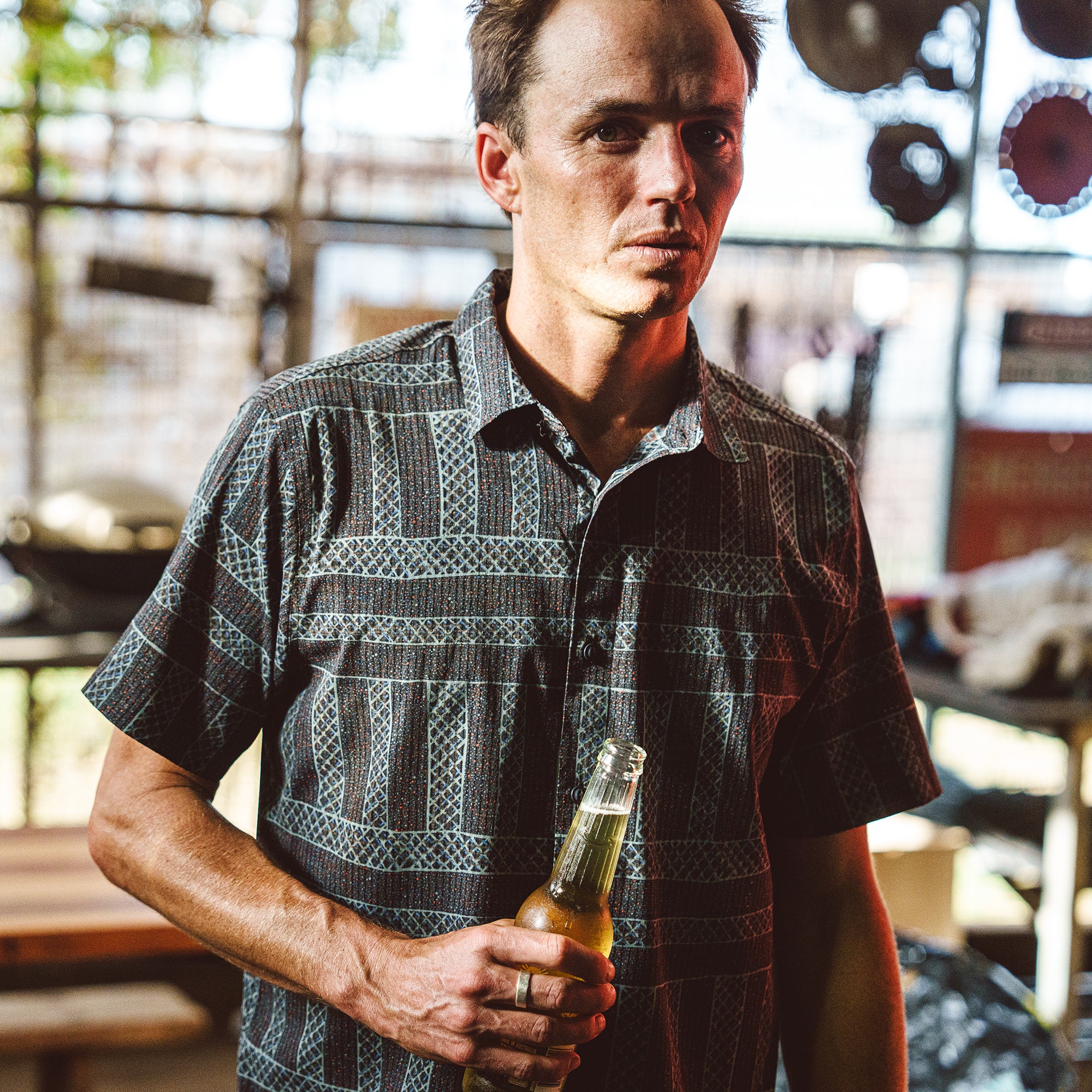 Bless Up Breathable Stretch Shirt in Deep Sea – Roark