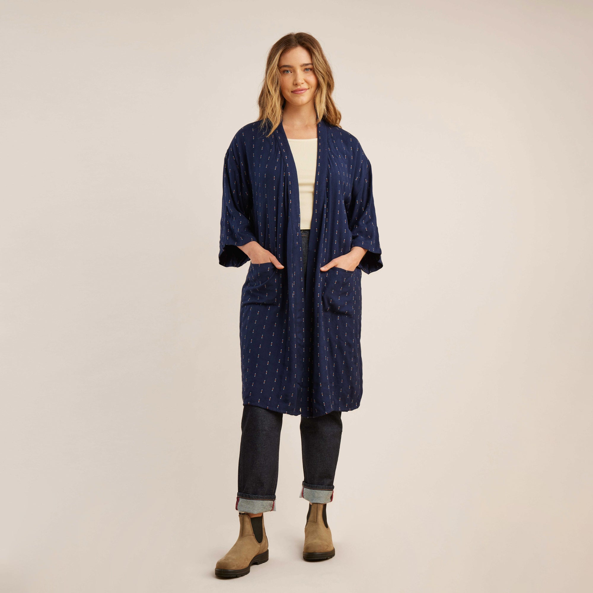 Rishiri Robe - Dark Navy | Roark